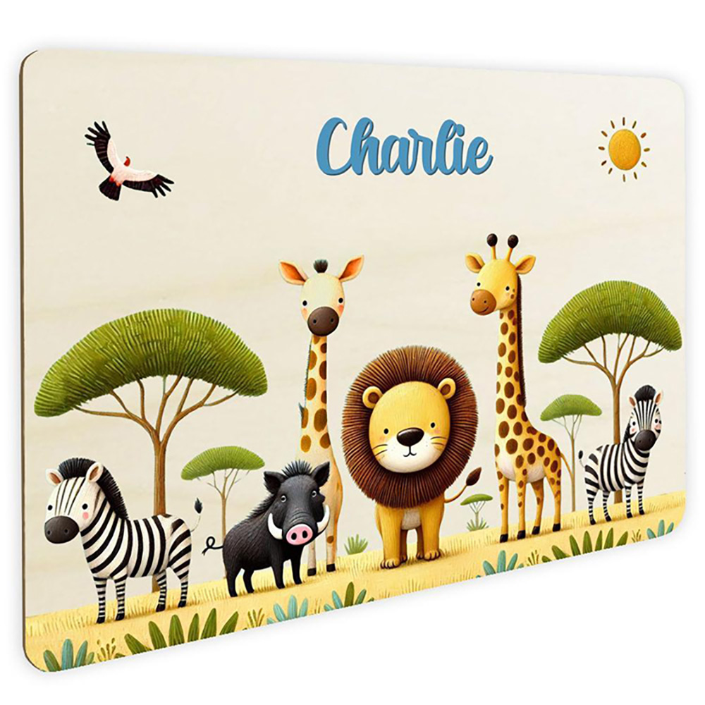 Personalised safari door sign | Custom door plaques