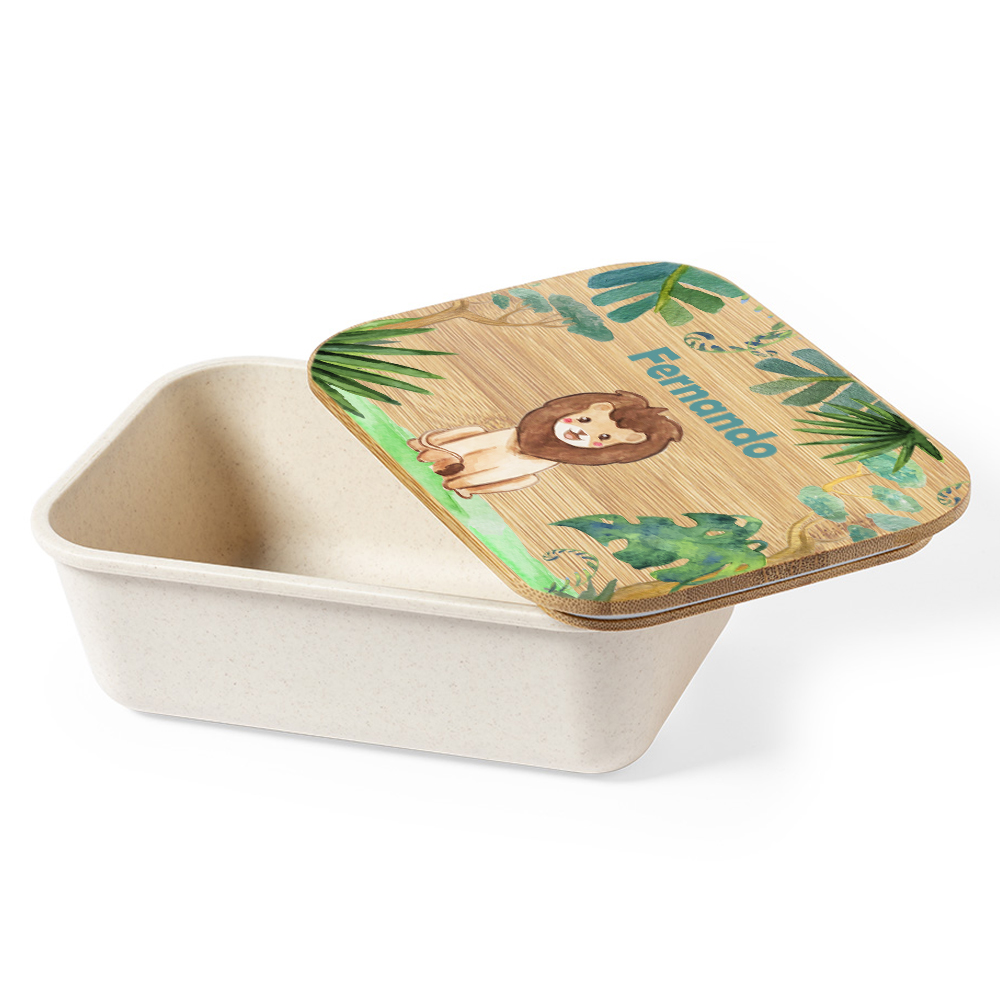 Personalised snack box – Savanah design | On the go